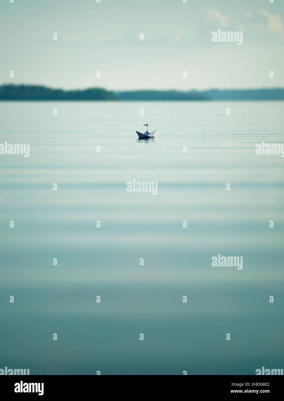 lake, paper boats, lakes, paper boat Stock Photo - Alamy