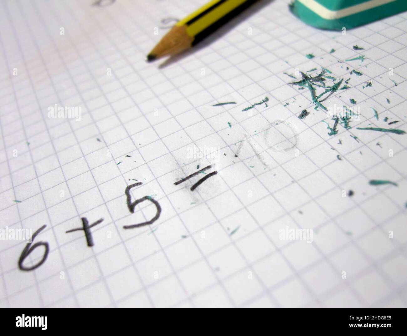 calculating, mistake, correct, mistakes, corrects Stock Photo - Alamy