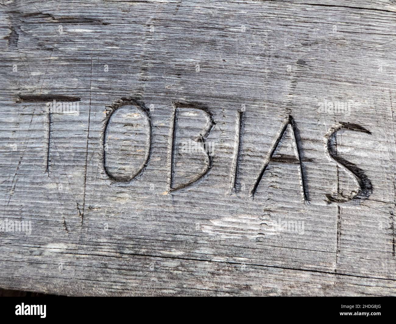 Names scratched into wood hi-res stock photography and images - Alamy