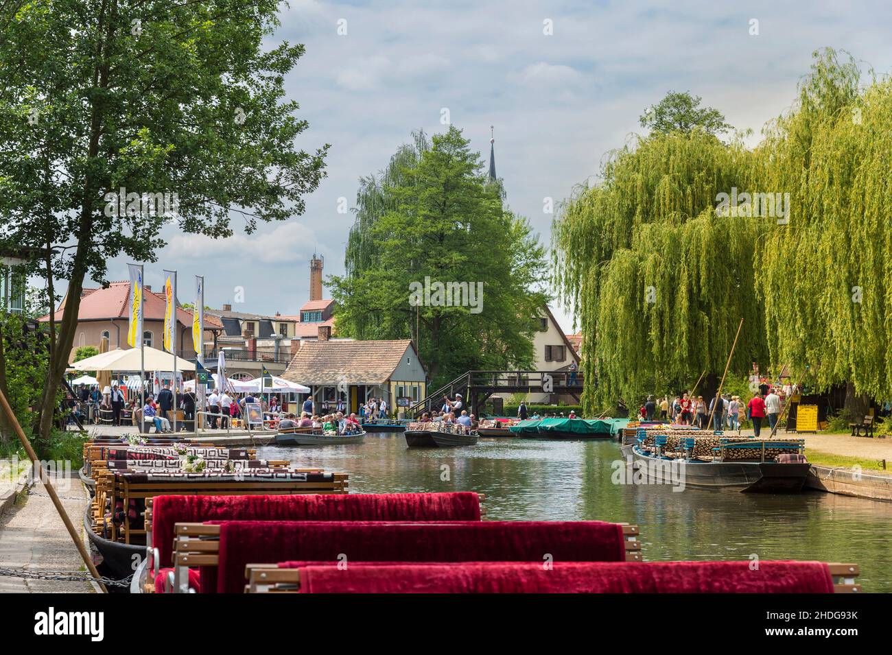 spree forest, pleasure boat, spreewald kahn, spree forests, pleasure ...