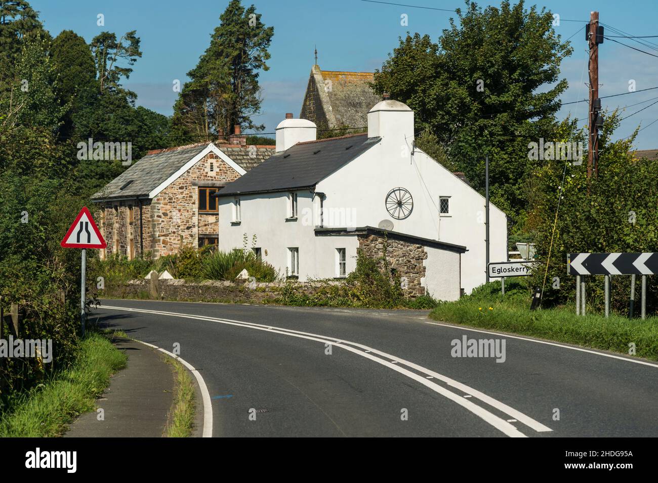 cornwall, road, cornwalls, roads, street, streets Stock Photo - Alamy