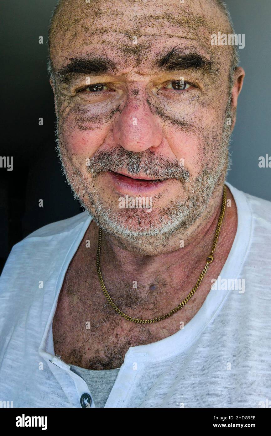 Dirty elderly male hi-res stock photography and images - Alamy