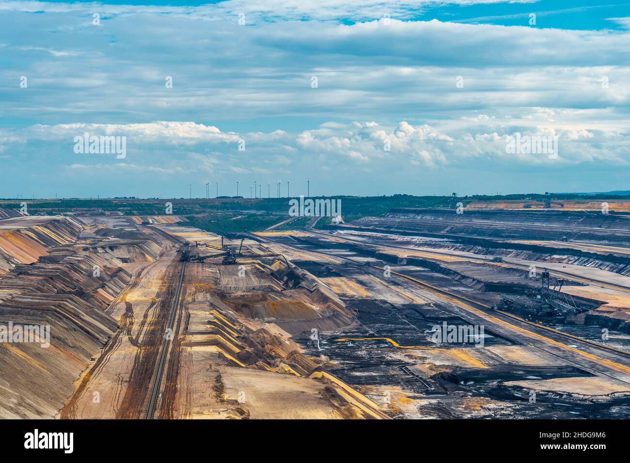 opencast, pit mine, opencasts, pit mines Stock Photo - Alamy