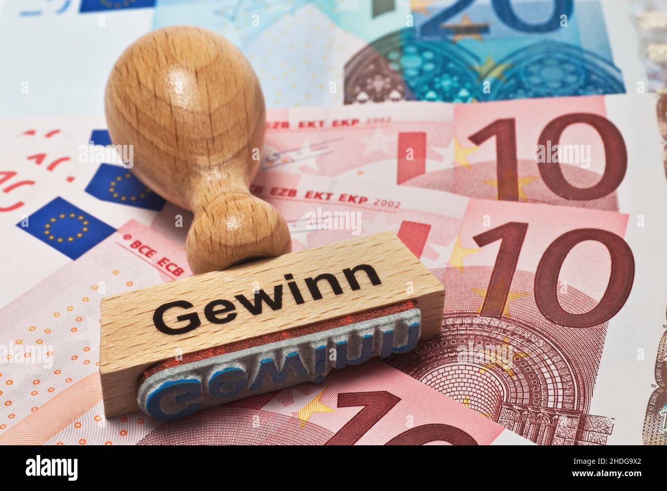 rubber stamp, euro, winning, rubber stamps Stock Photo - Alamy