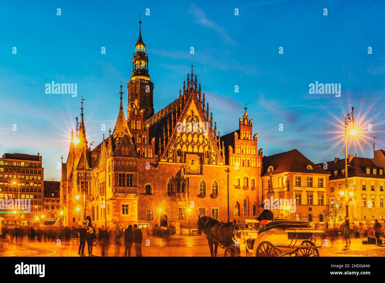 Wroclaws town hall hi-res stock photography and images - Alamy