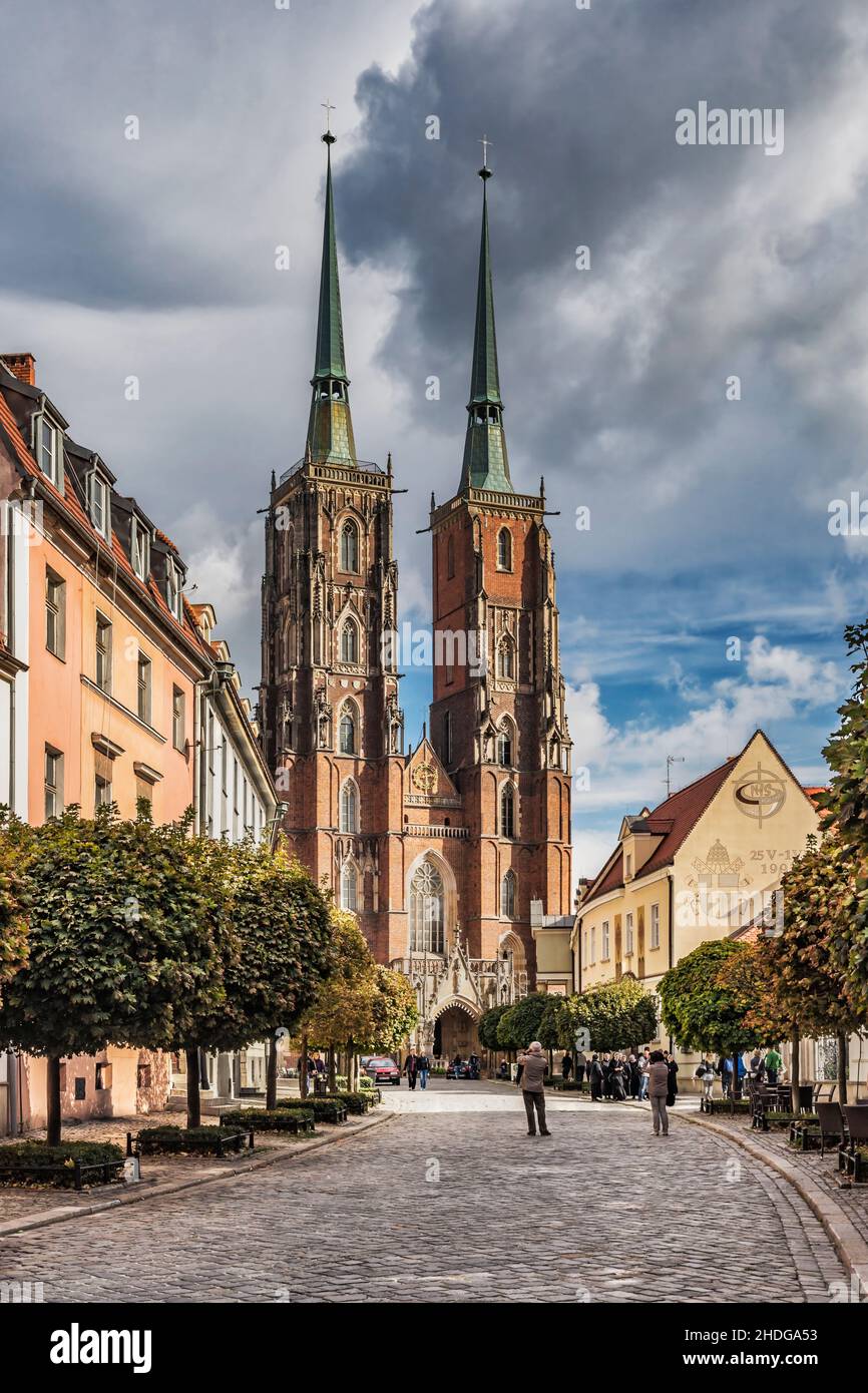 dom, wroclaw, cathedral of st john the baptist, doms, wroclaws, cathedral of st. john the ...