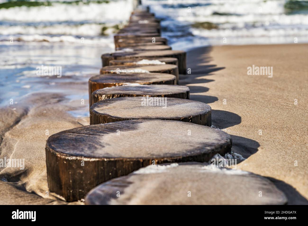 coastal protection, groyne, coastals, groynes Stock Photo - Alamy