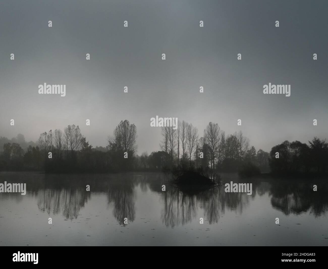 lake, shore, rain cloud, lakes, shores, clouds, rain clouds Stock Photo ...