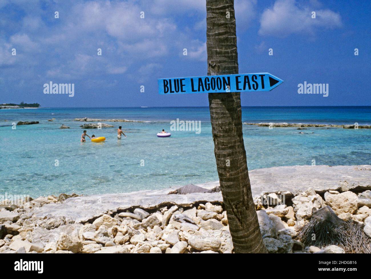 Blue Lagoon island (Salt Cay), Bahamas Stock Photo - Alamy