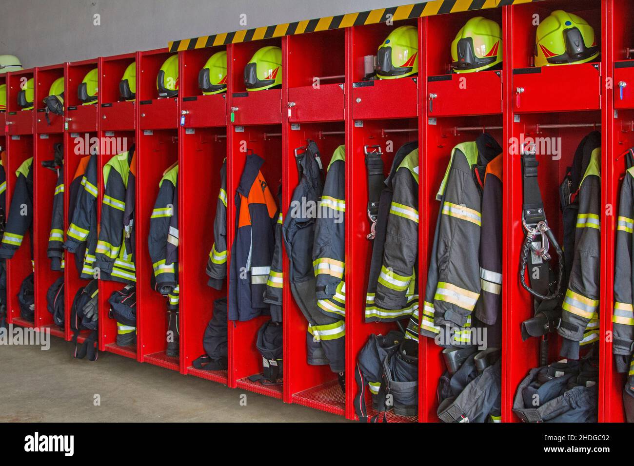 Firefighter locker hi-res stock photography and images - Alamy