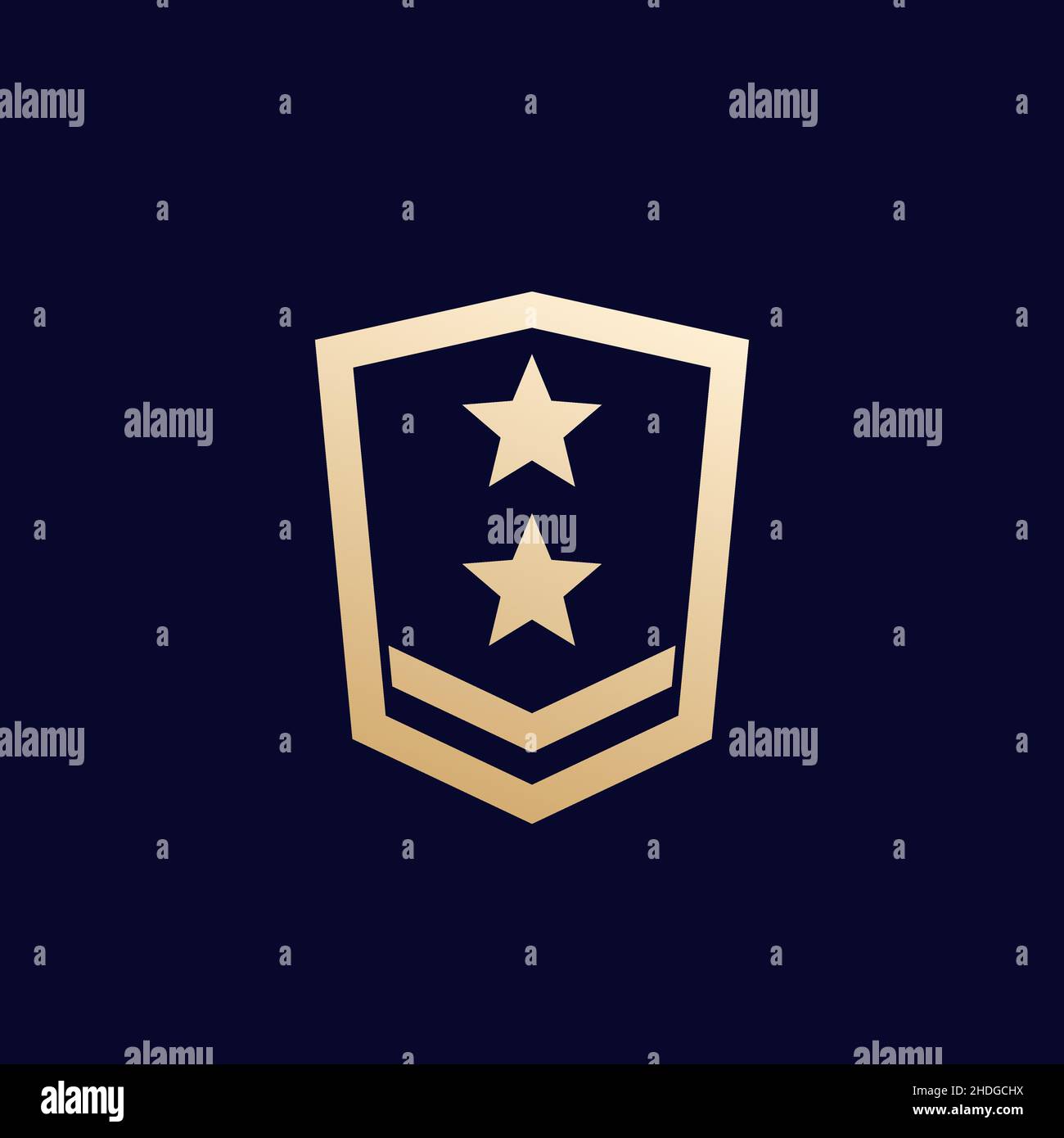 Military rank, army logo on dark, vector Stock Vector Image & Art - Alamy