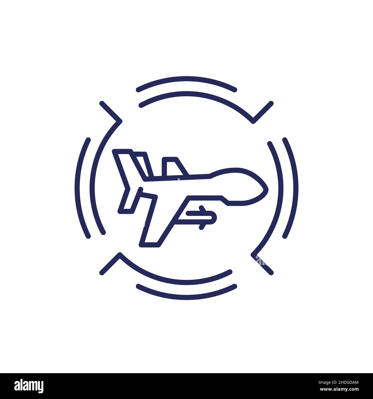 Uav drone combat Stock Vector Images - Alamy