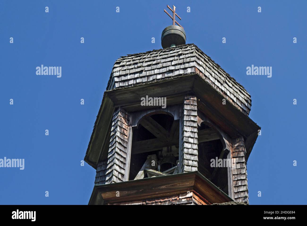 bell tower, wood shingle, gertrudis Chapelle, bell towers, wood ...