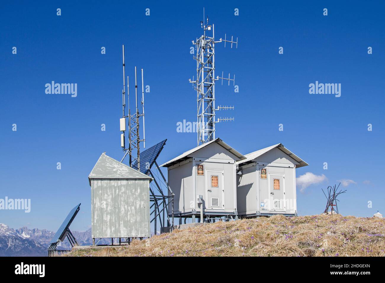 electrical tower, power house, electrical towers Stock Photo - Alamy