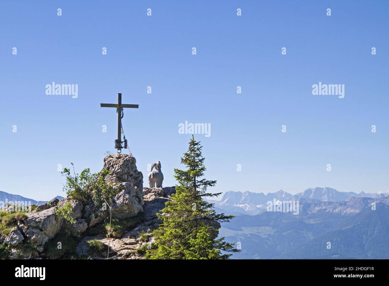 summit, cross, rose alm, summits, crosses Stock Photo - Alamy