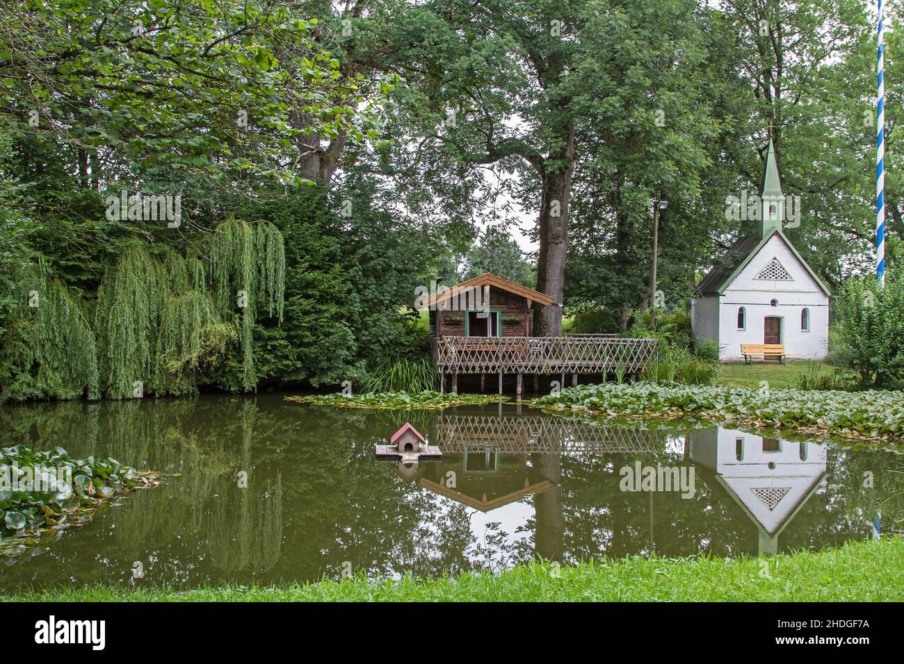 Ponds scene hi-res stock photography and images - Alamy