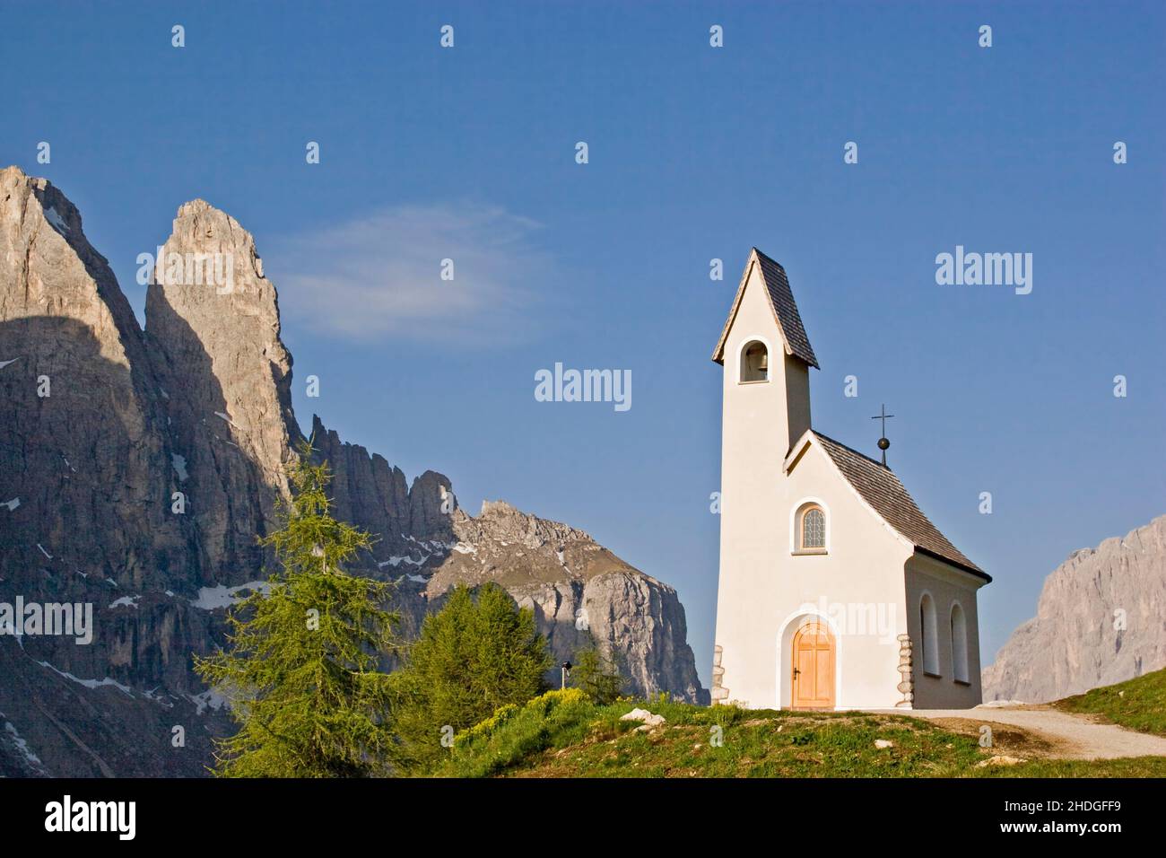 dolomites, chapel, chapels Stock Photo - Alamy