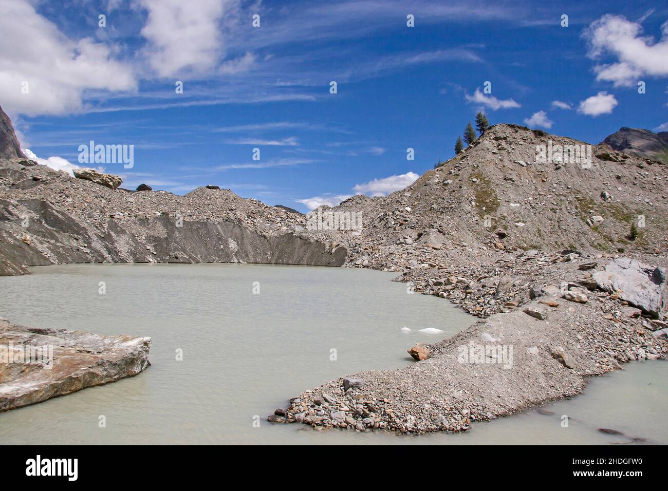 glacial lake, glacial lakes Stock Photo - Alamy