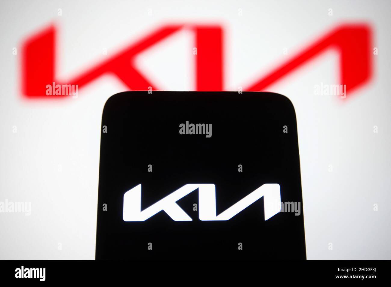 Kia technology logo hi-res stock photography and images - Alamy