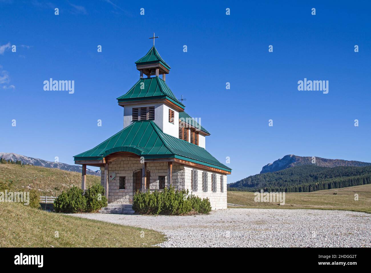 mountain chapel, mountain chapels Stock Photo - Alamy