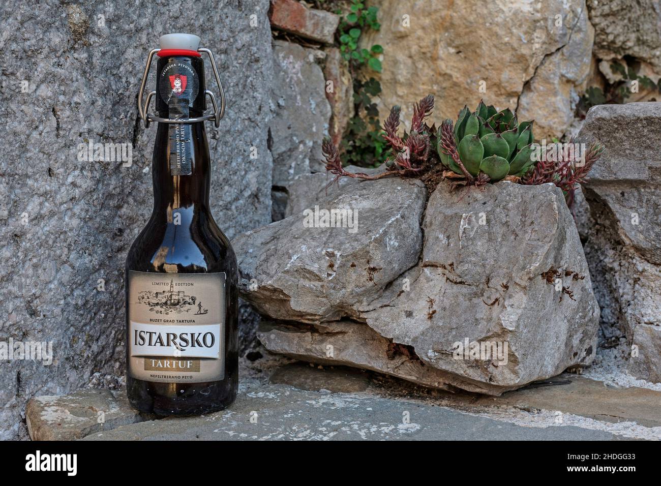 istria, beer bottle, istrias, beer bottles Stock Photo - Alamy