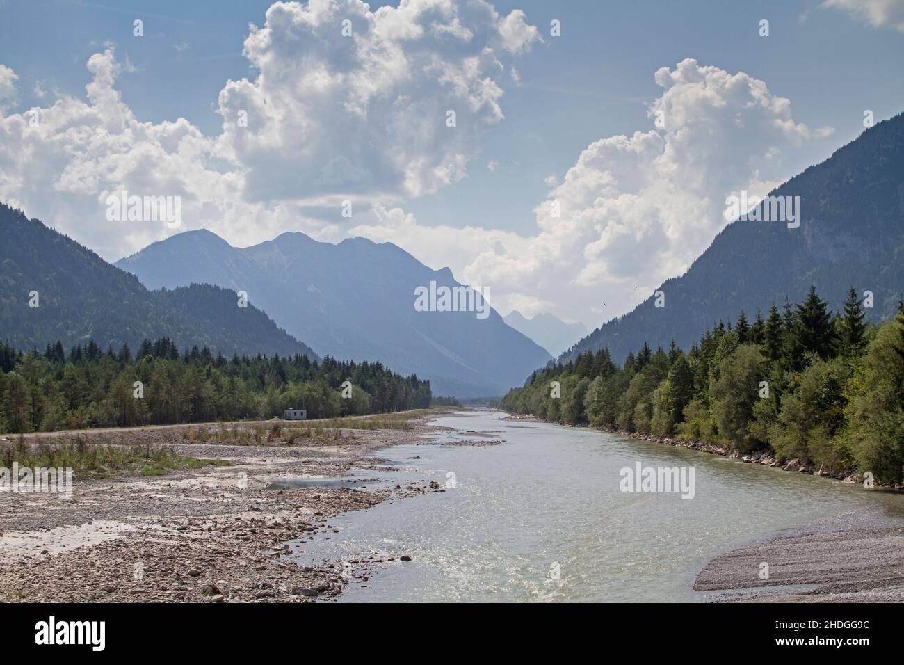 lech river, lechtal, lechtal alps, lech rivers, lechtals Stock Photo ...