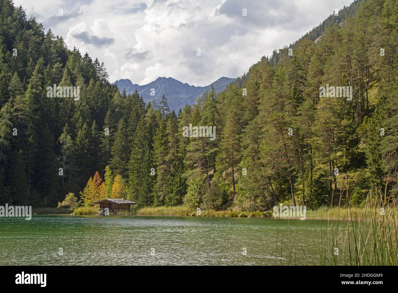 fern pass, mittersee Stock Photo - Alamy