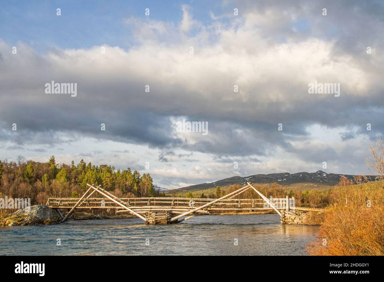 wooden bridge, wooden bridges Stock Photo - Alamy