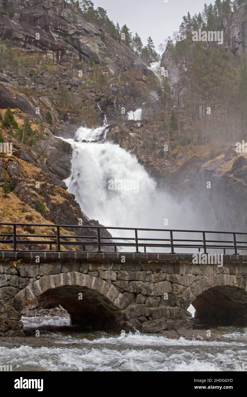 Natural bridge waterfall hi-res stock photography and images - Alamy