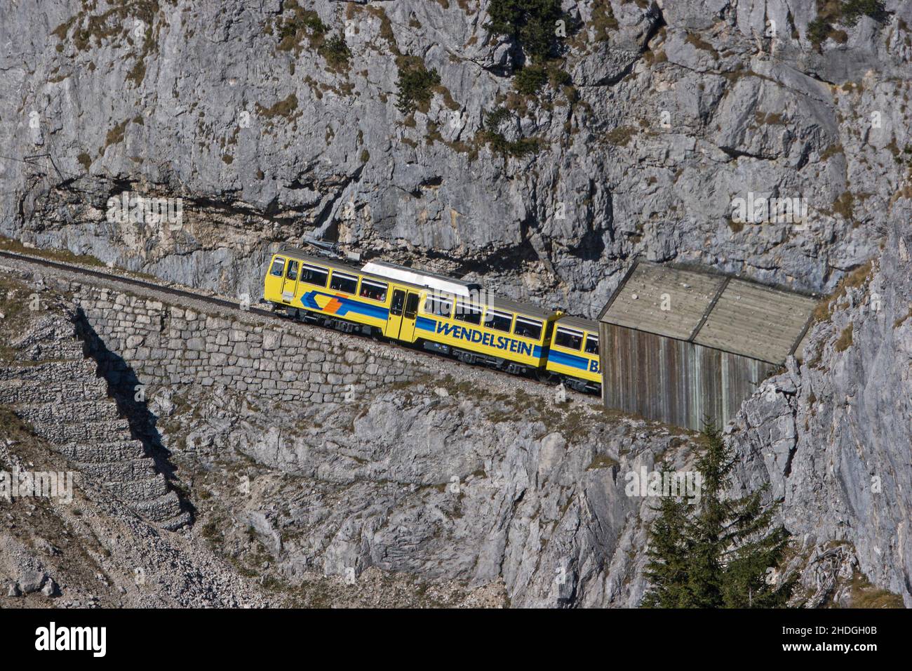 limestone alps, cog railway, cog railways, rack railway Stock Photo - Alamy