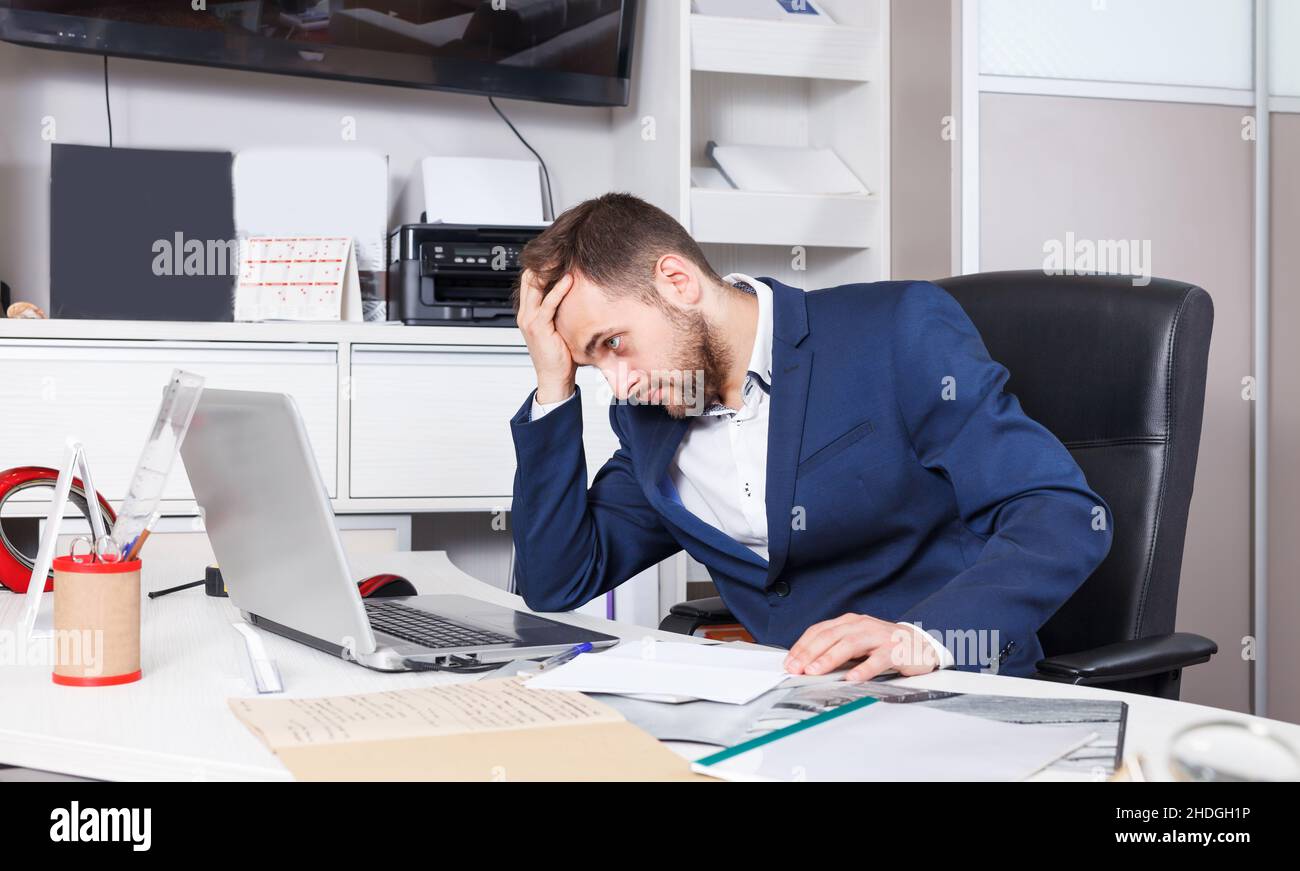 Sadness salesman hi-res stock photography and images - Alamy