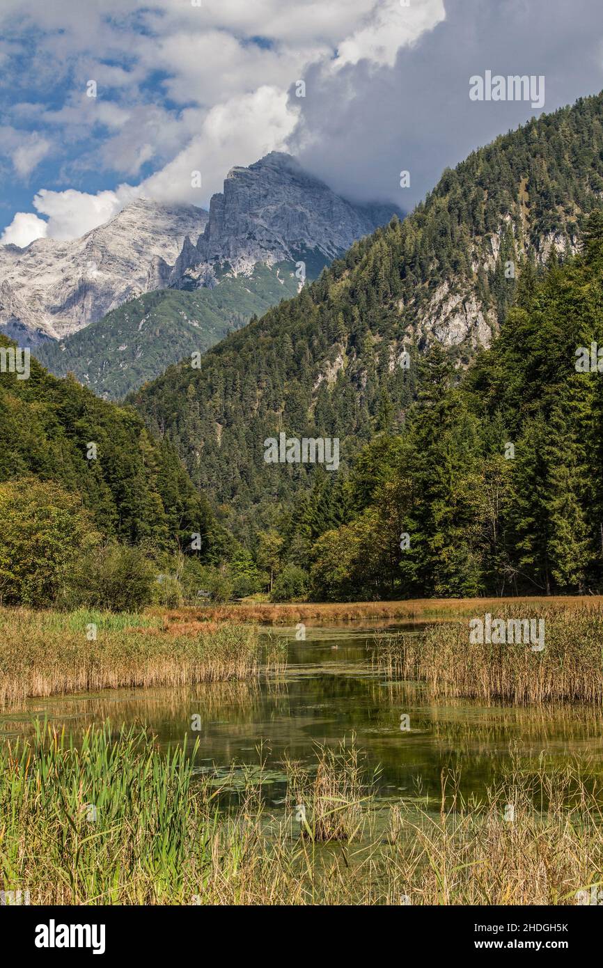wiesensee, piller lake valley, wiesensees Stock Photo - Alamy
