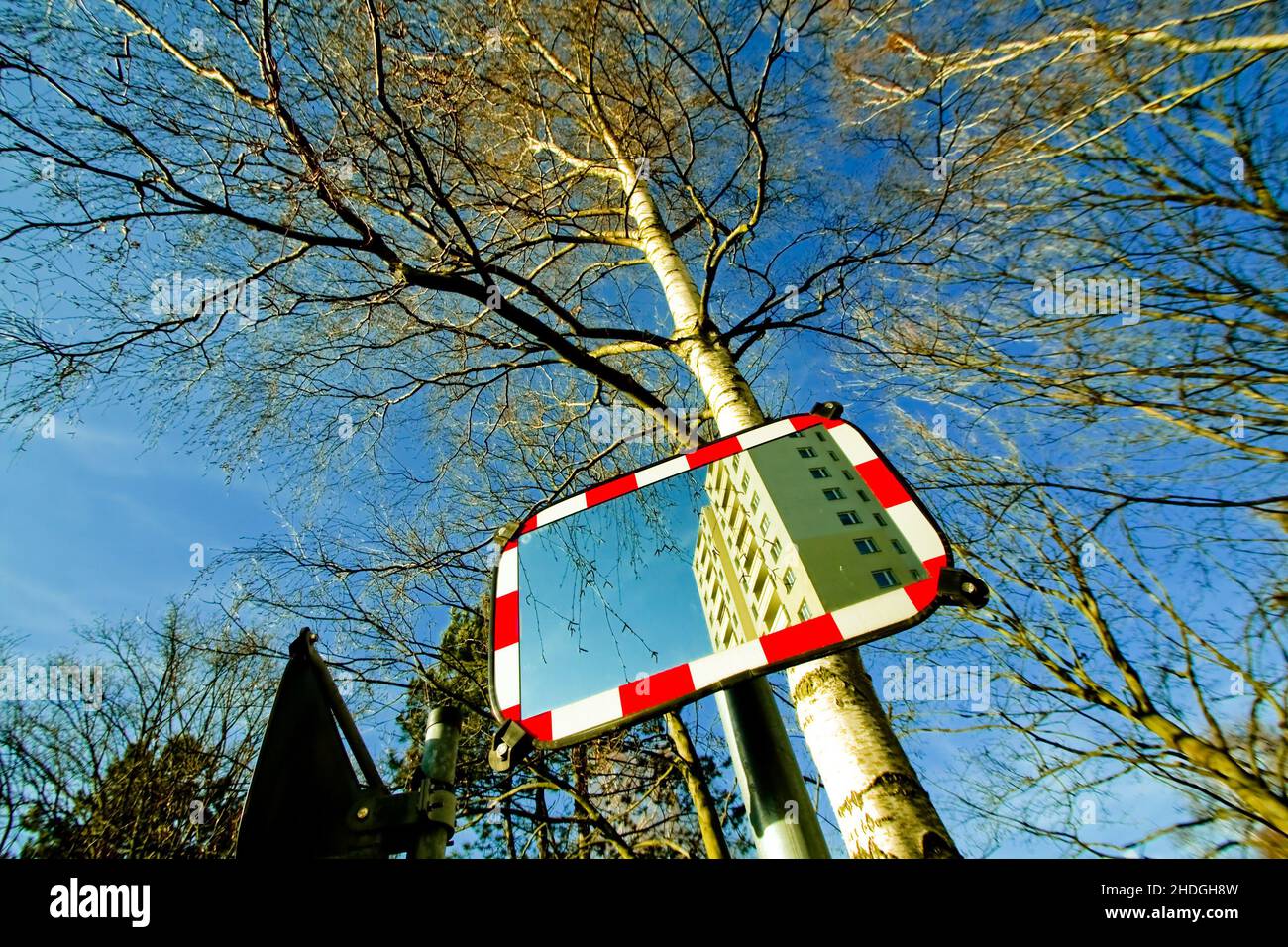 traffic safety, road mirror, traffic safeties, road mirrors Stock Photo ...