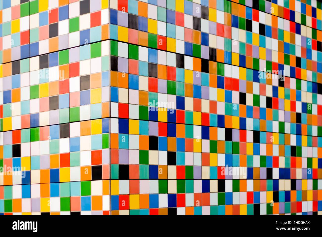 multi colored, tiles, facade design, multi coloreds, tile, facade ...
