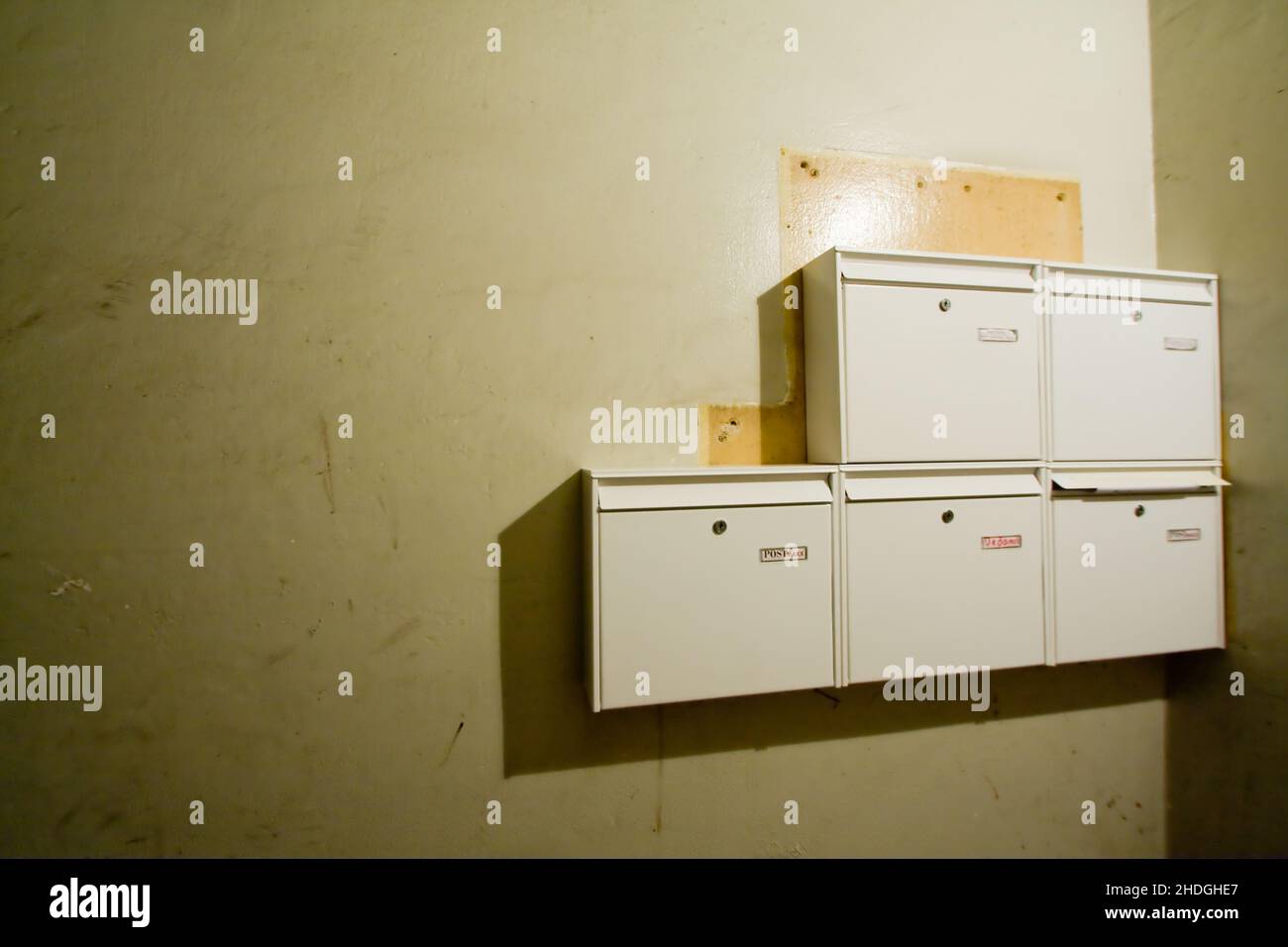 mailbox, private mailbox, mailboxs, private mailboxs Stock Photo - Alamy