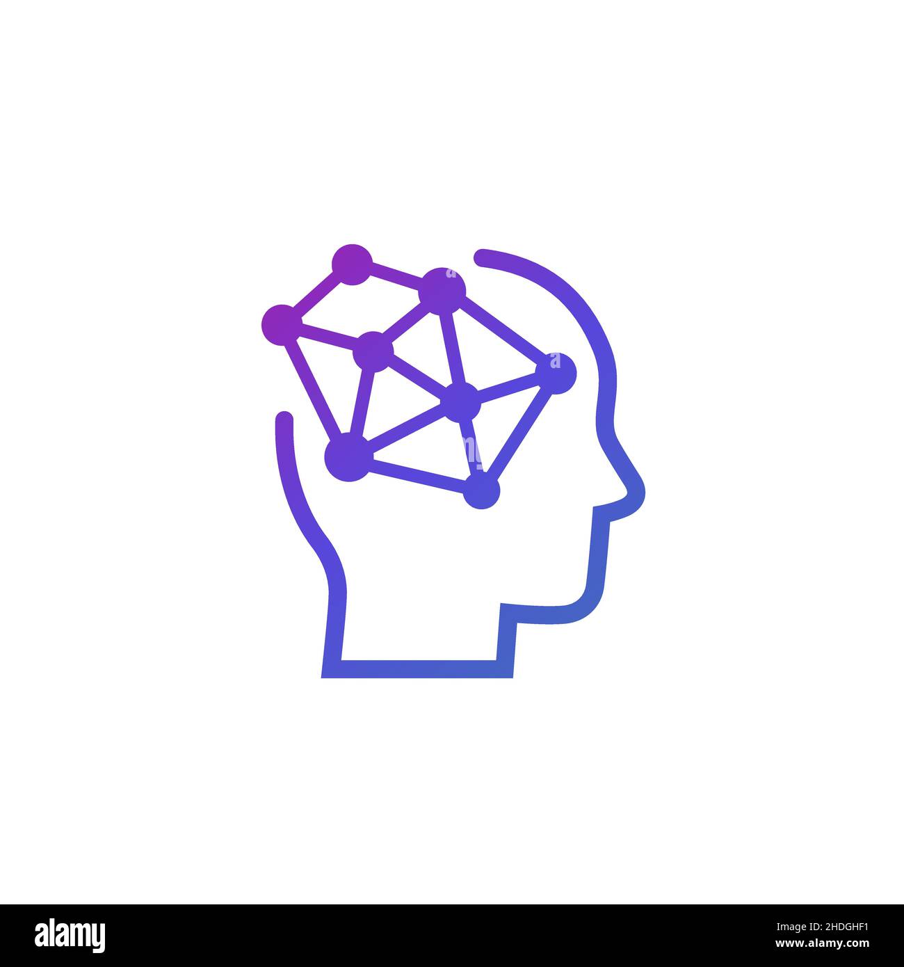 Abstract human brain connections Cut Out Stock Images & Pictures - Alamy