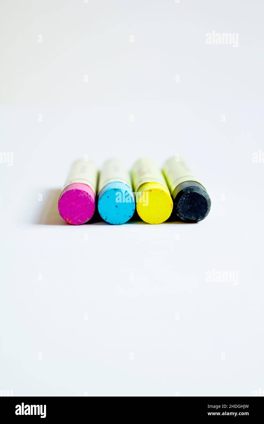 multi colored, crayon, multi coloreds, crayons Stock Photo - Alamy