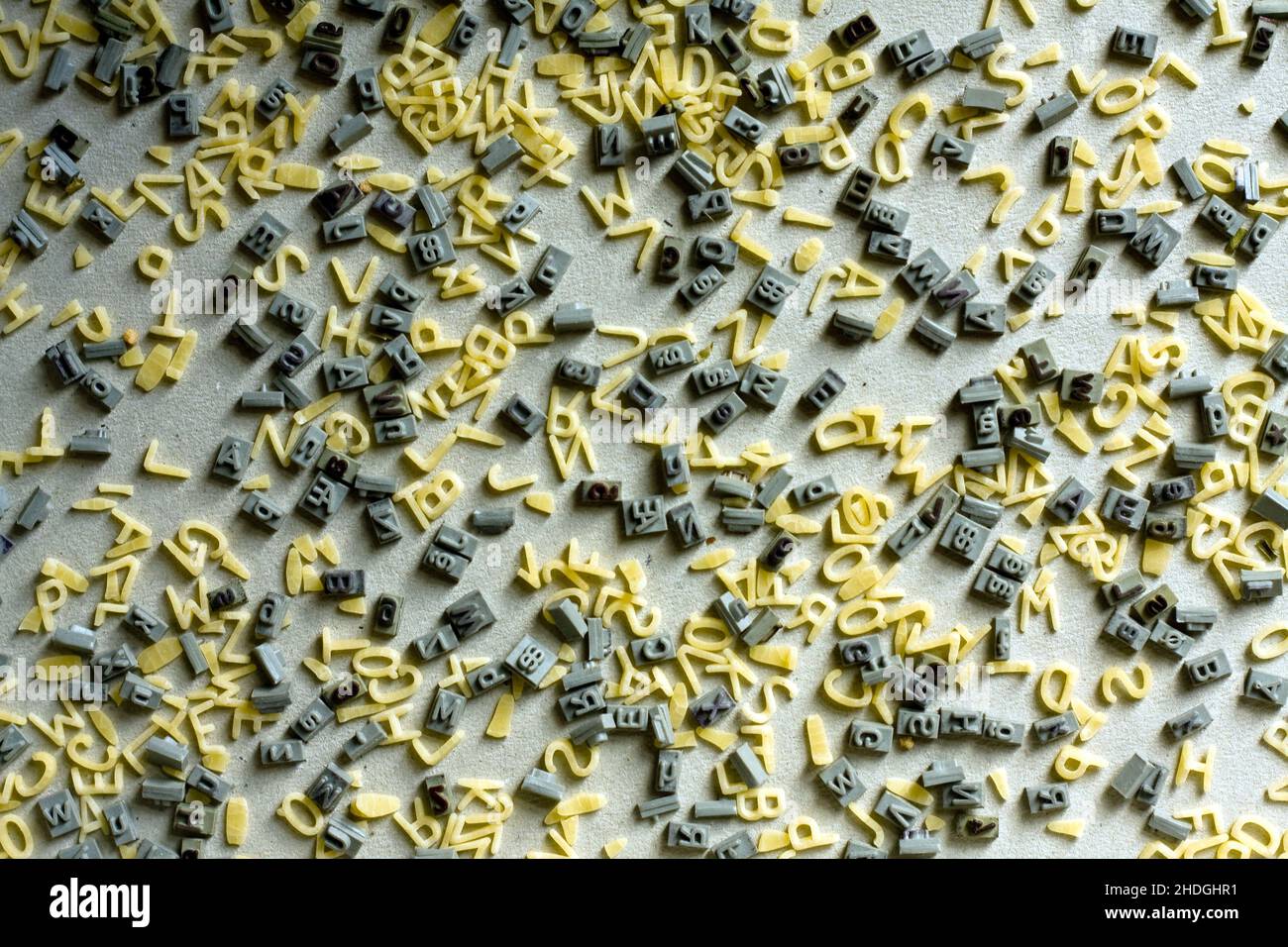 Printing letters hi-res stock photography and images - Alamy