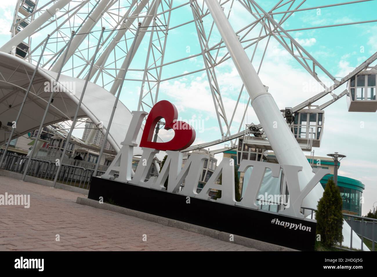 Kazakhstan, i love almaty Stock Photo - Alamy