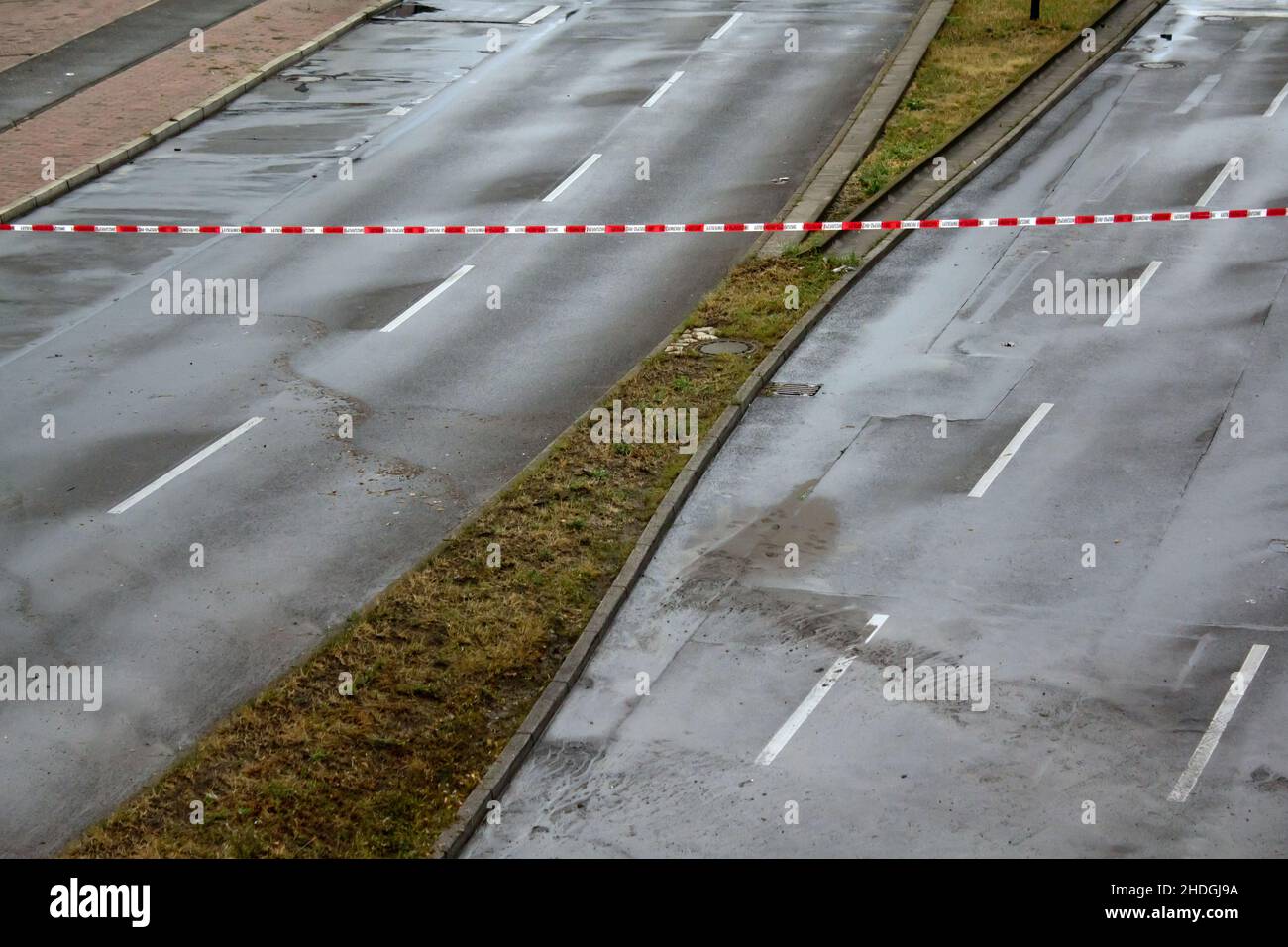 street, barrier, road, roads, streets, barriers Stock Photo - Alamy