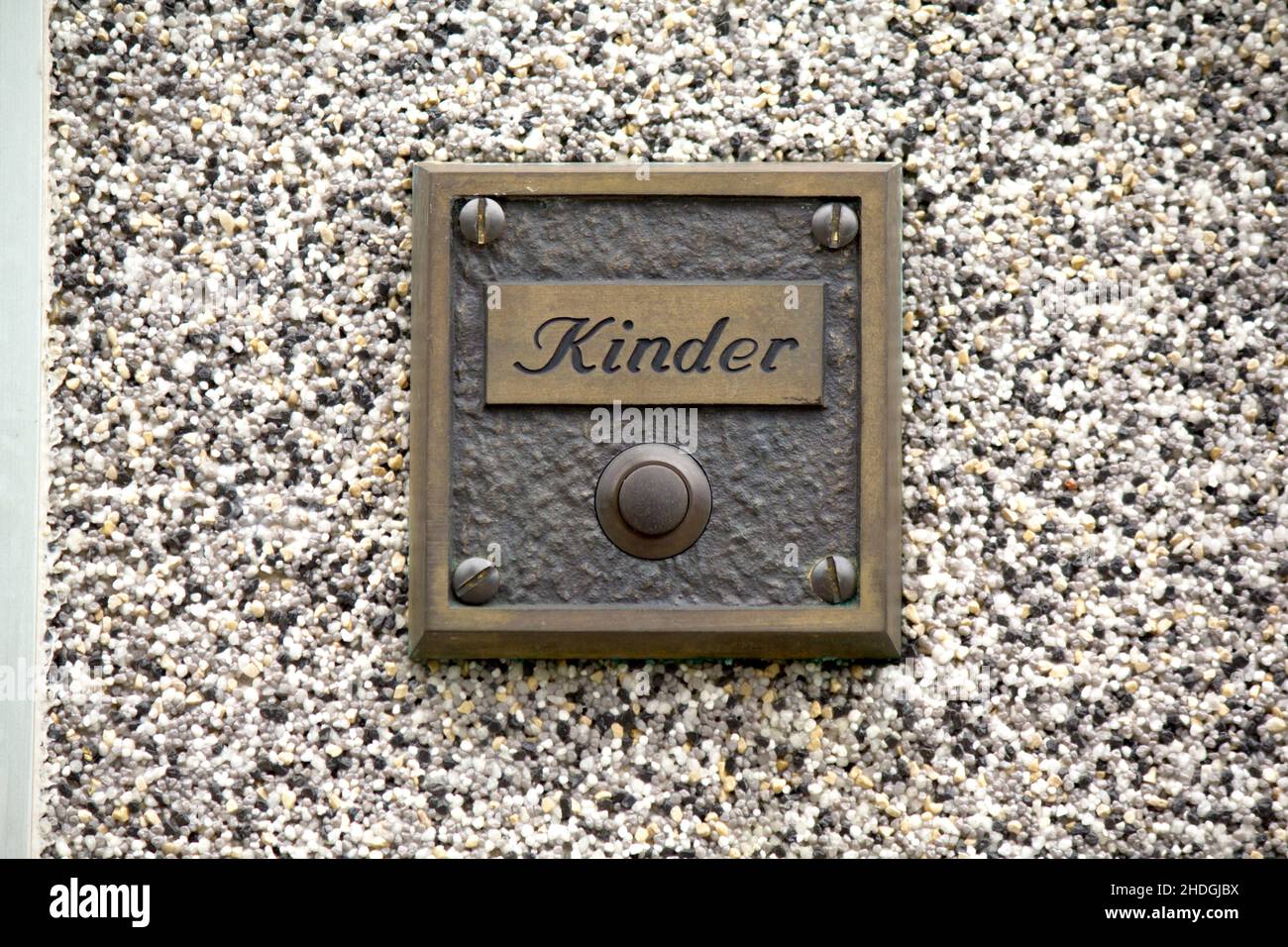 children, doorbell, day care, childs, kid, kids, doorbells Stock Photo ...