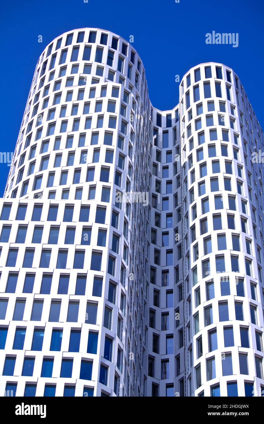 office building, skyscraper, modern architecture, office buildings, service building, high rise ...
