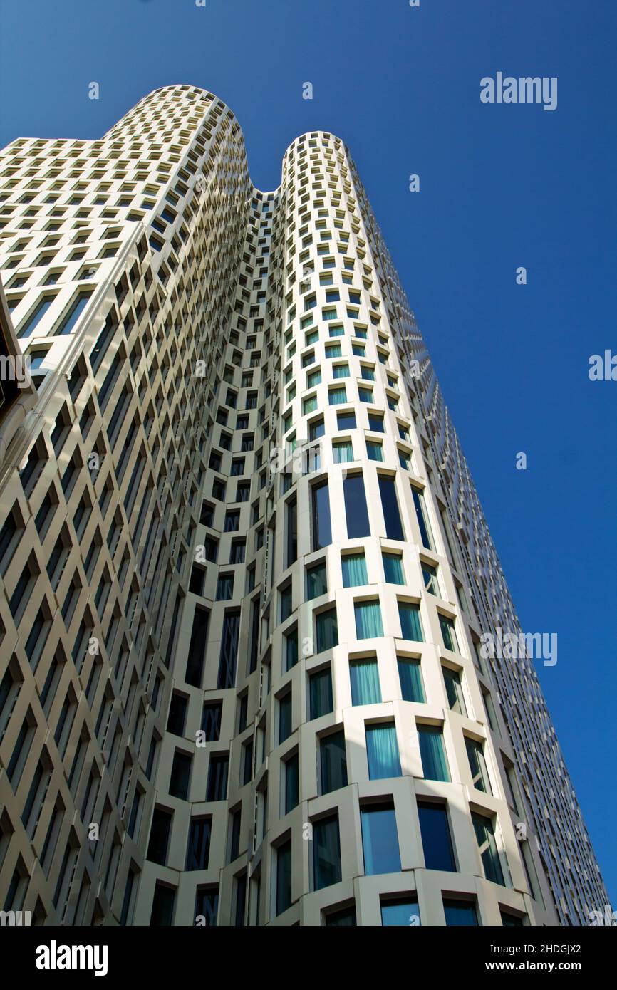 office building, skyscraper, modern architecture, office buildings, service building, high rise ...