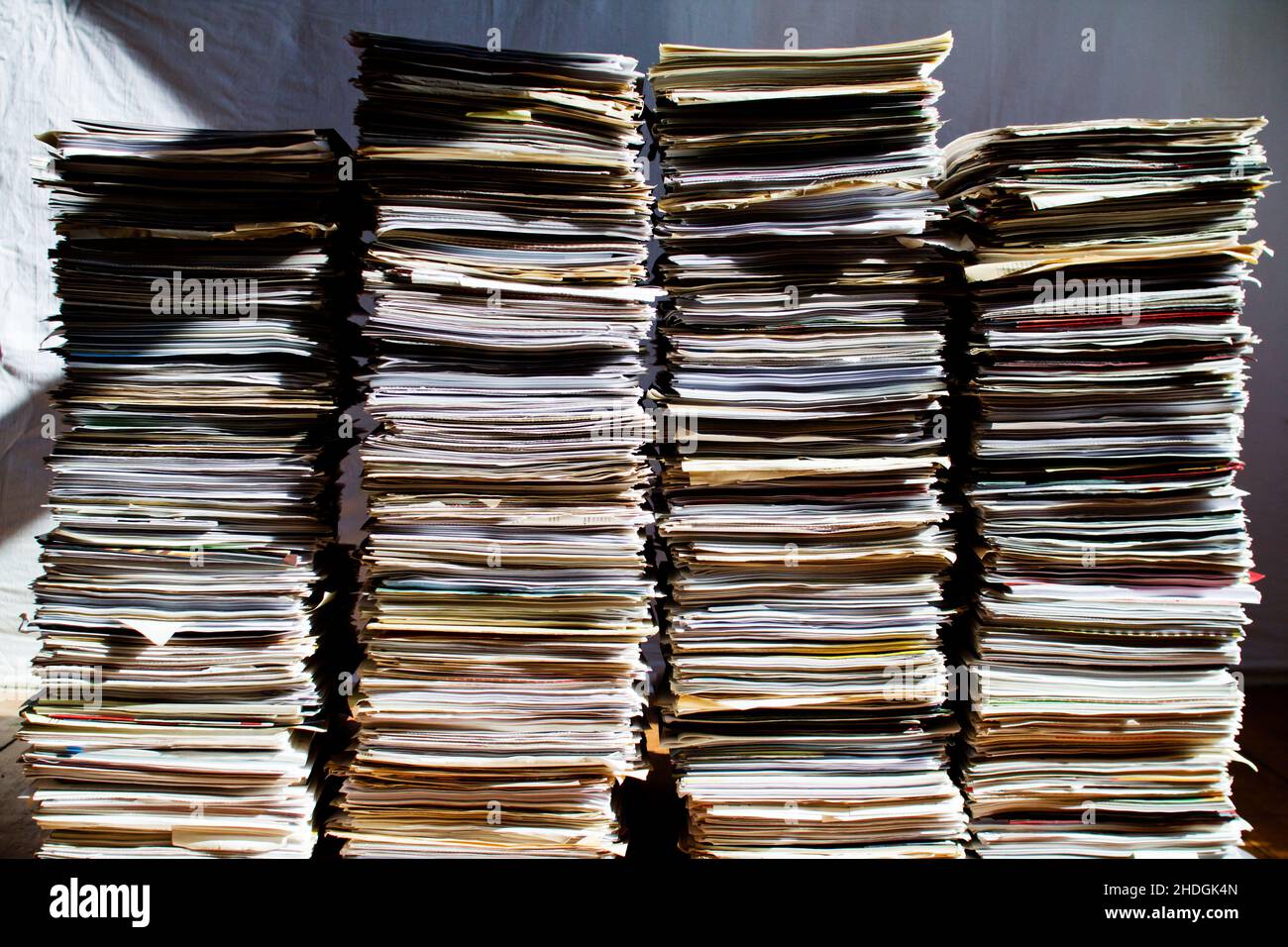 paper stack, paper stacks, paperwork Stock Photo - Alamy