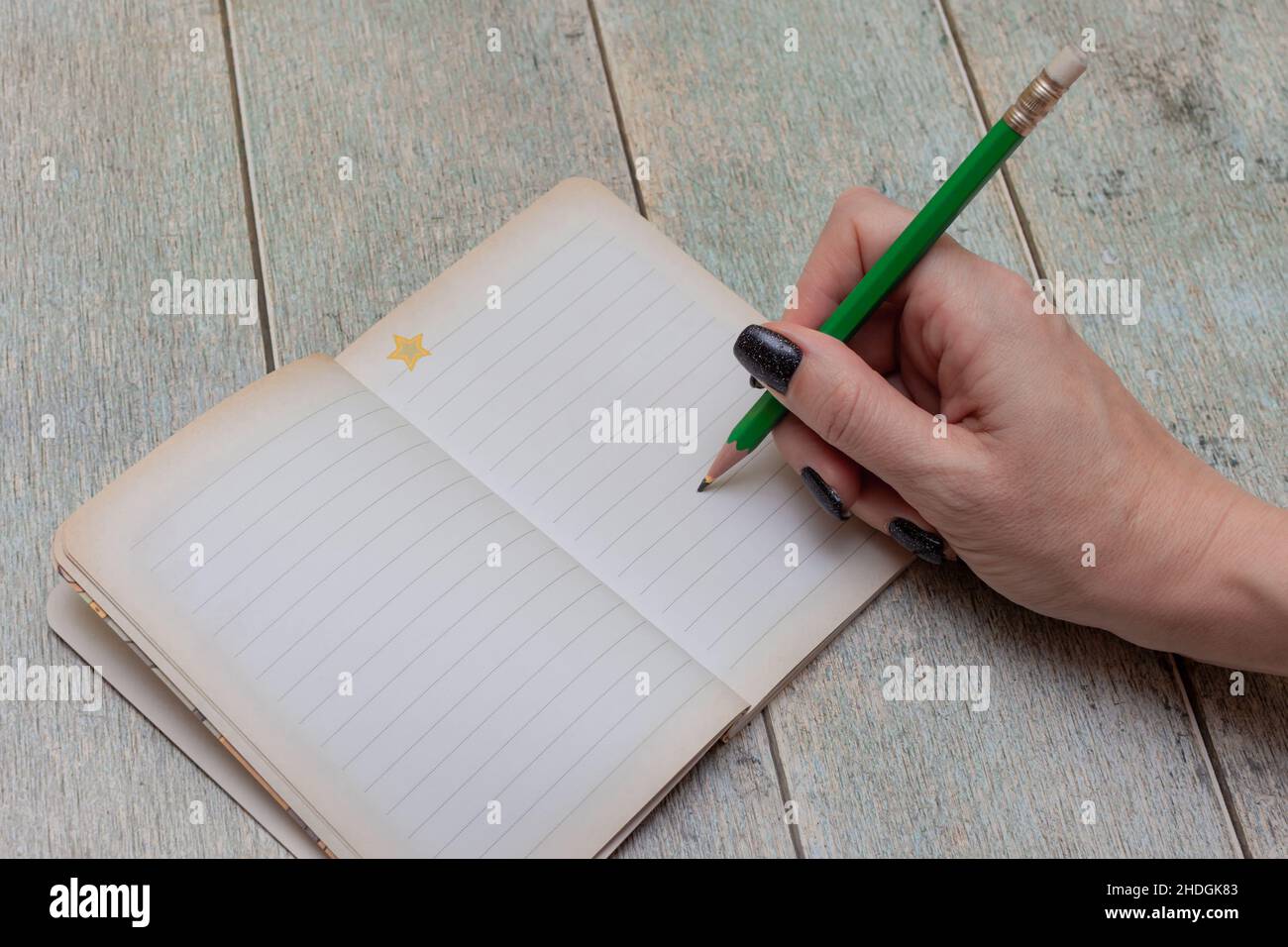 Hand writes in gray pen hi-res stock photography and images - Alamy