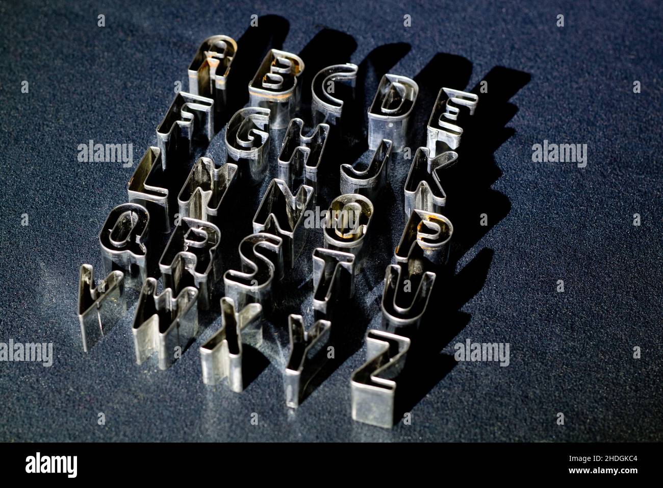 pastry cutter, abc, pastry cutters, abcs Stock Photo - Alamy