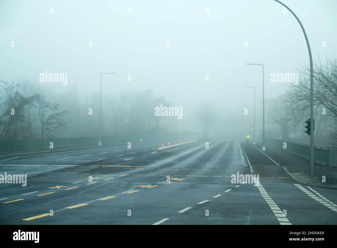 fog, berlin, street, fogs, road, roads, streets Stock Photo - Alamy