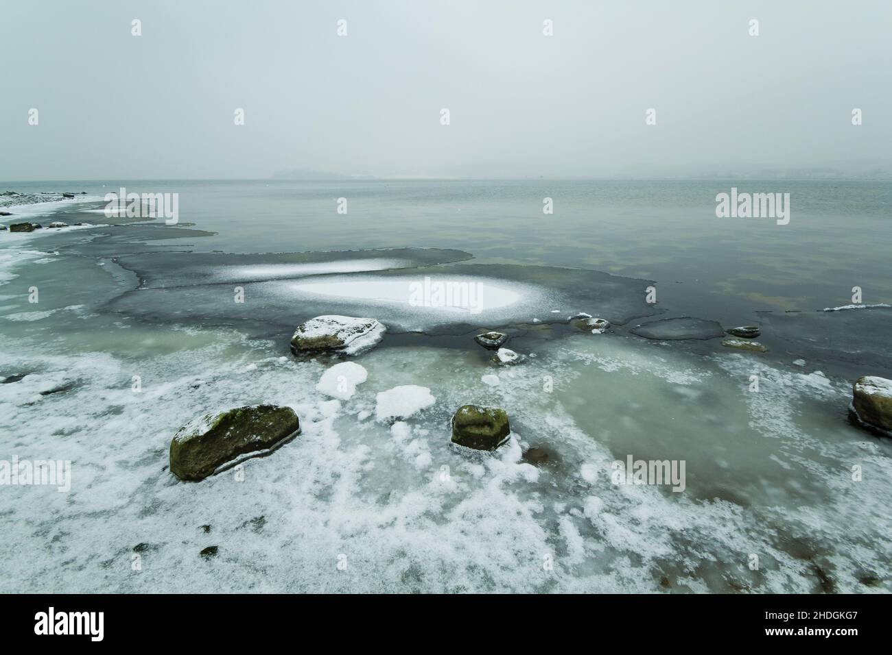 winter, frozen, baltic sea, winters, frozens, baltic seas Stock Photo ...