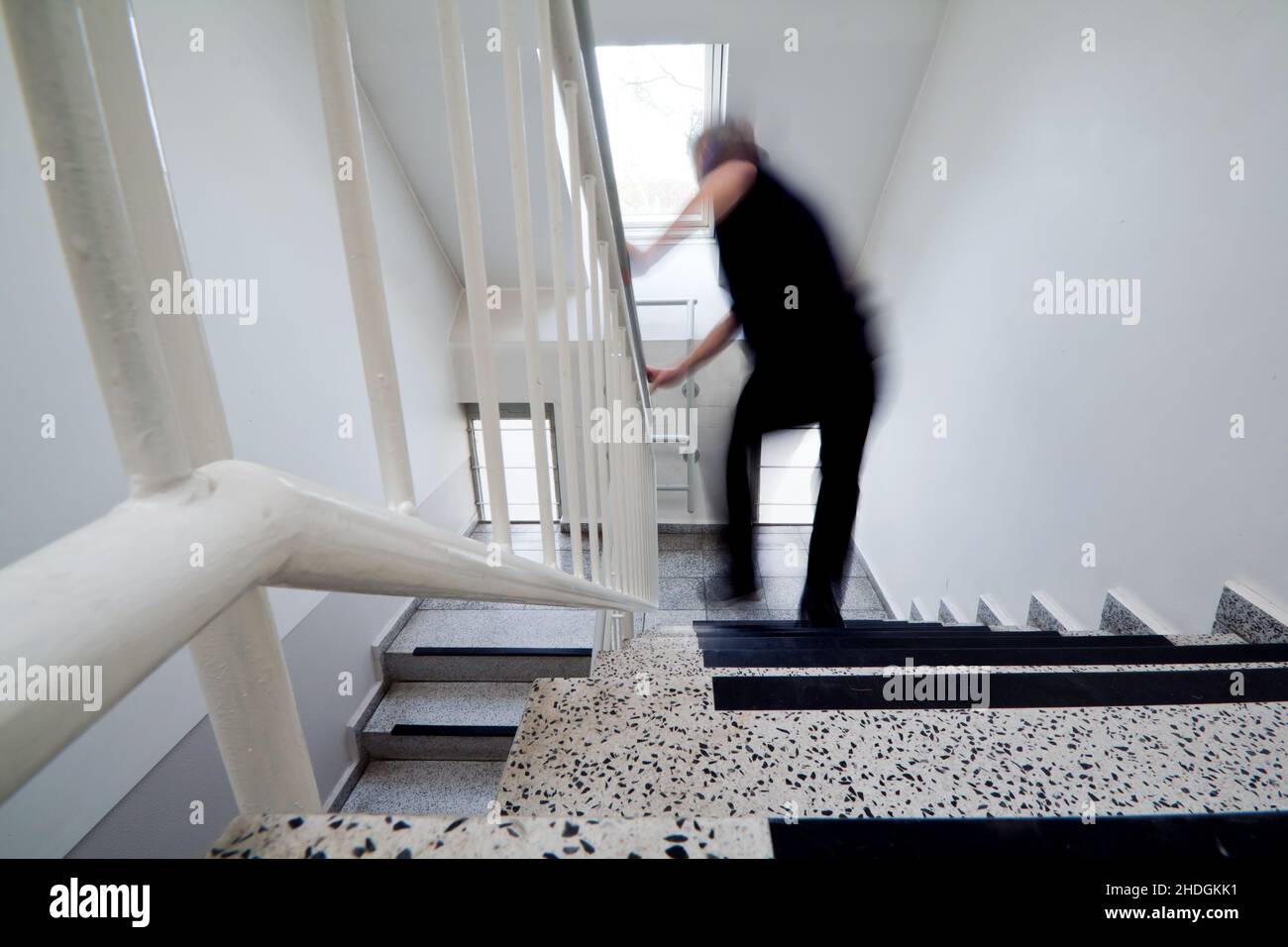 People escaping house hi-res stock photography and images - Alamy