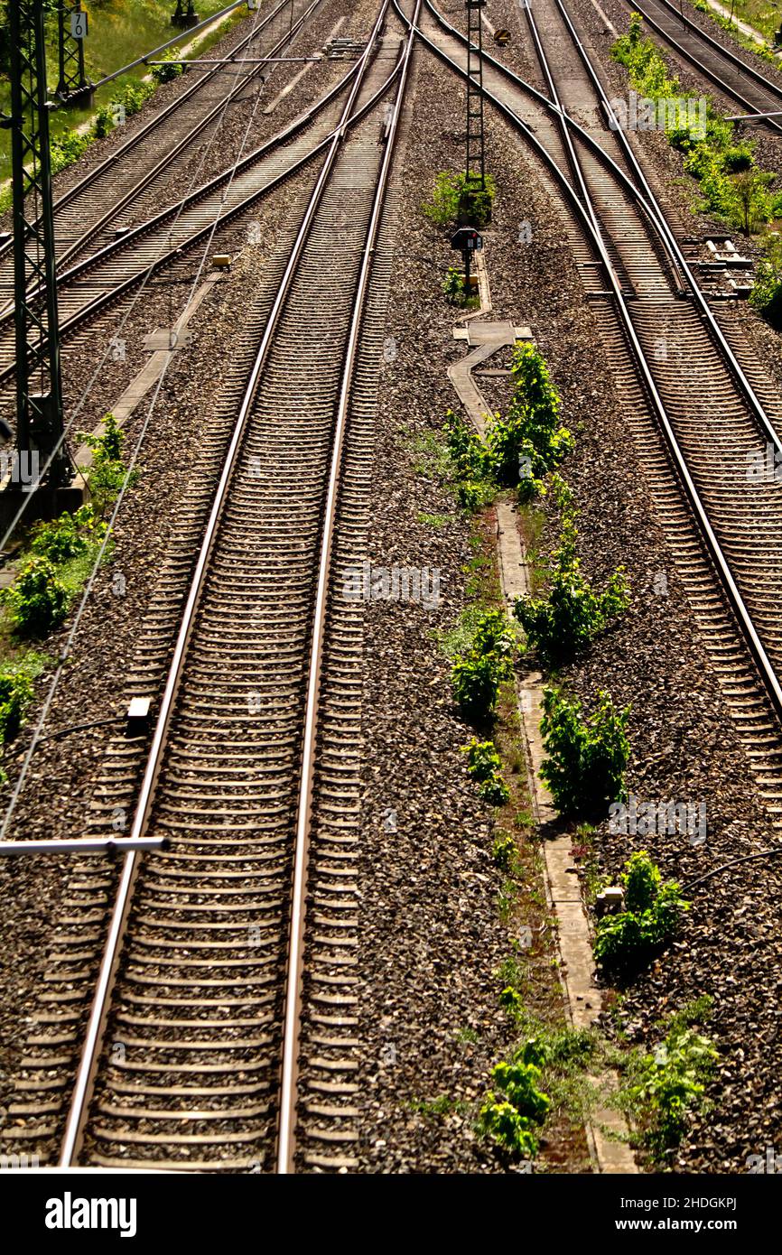 Track junctions hi-res stock photography and images - Alamy